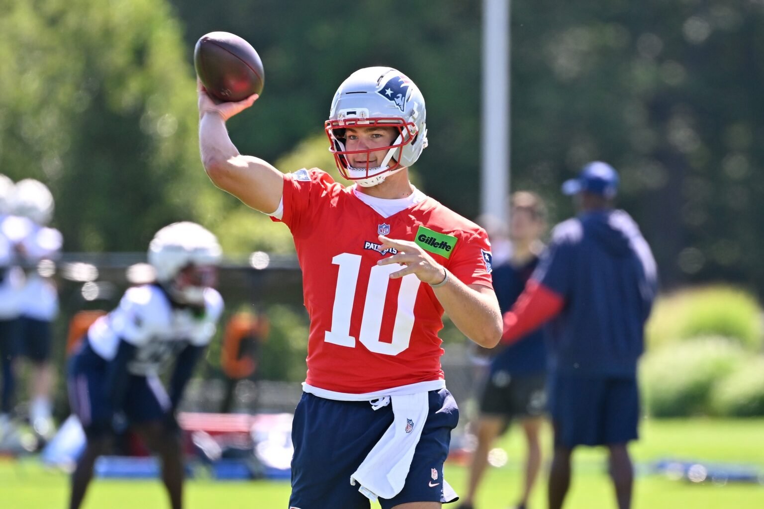 Patriots QB Maye Already Adapting Quickly in Year Two